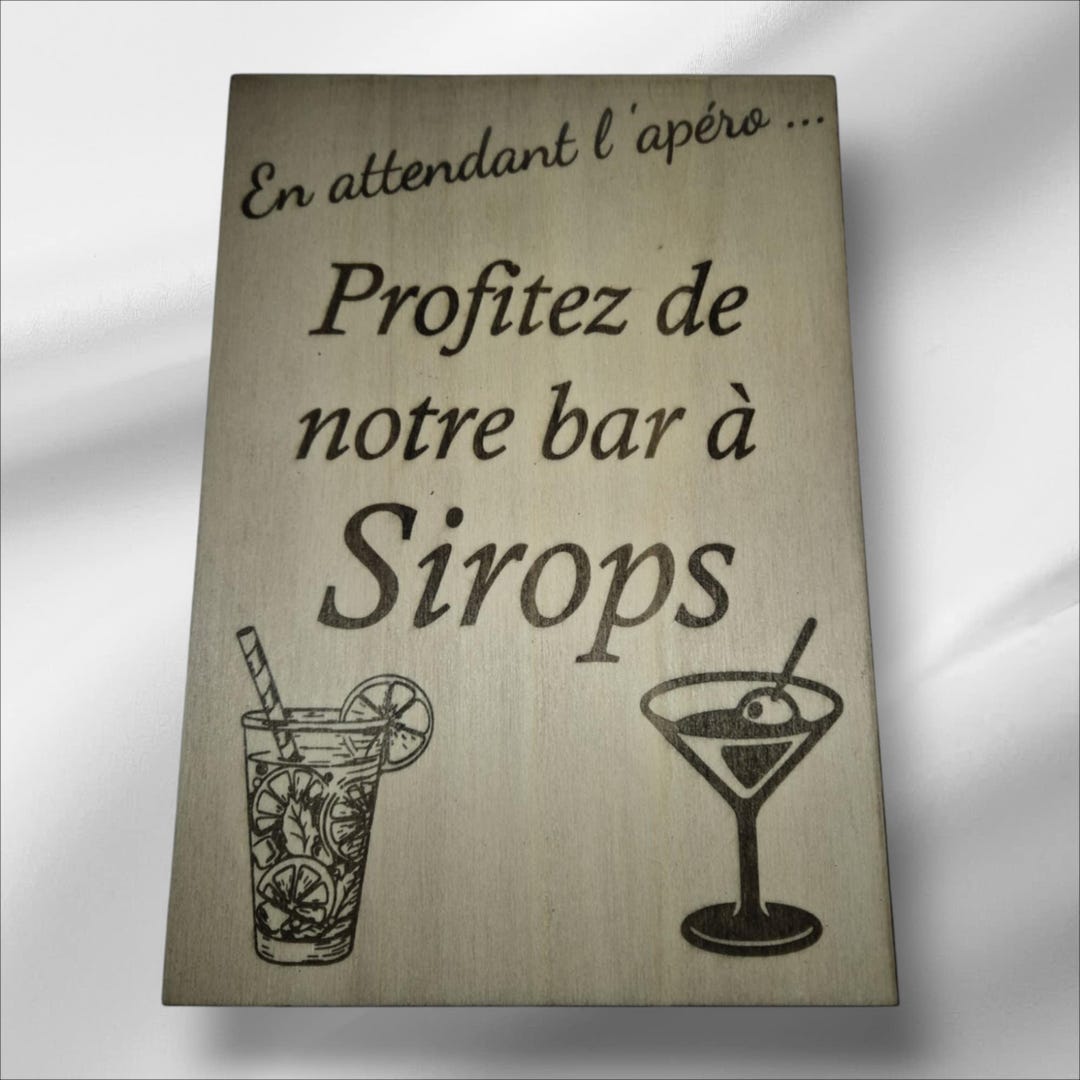 Wooden Sign for the Syrup Bar, Enjoy Our Syrup Bar. Syrup Sign. - Etsy