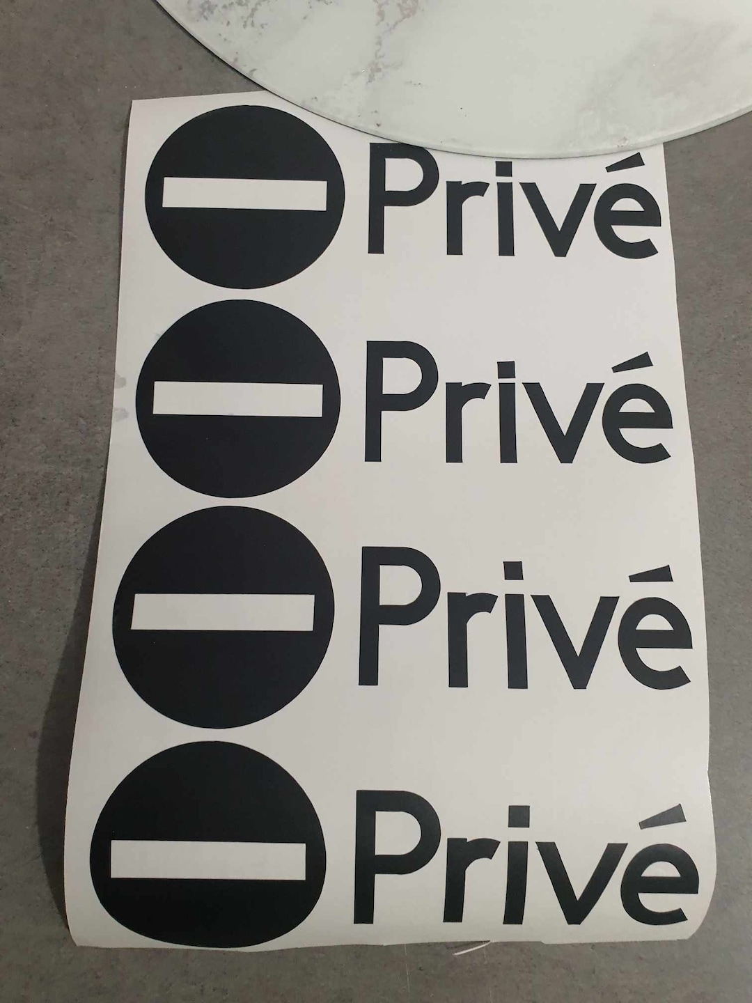 Private Vinyl Sticker, Private Icons, Door Sign Pictogram. Private ...
