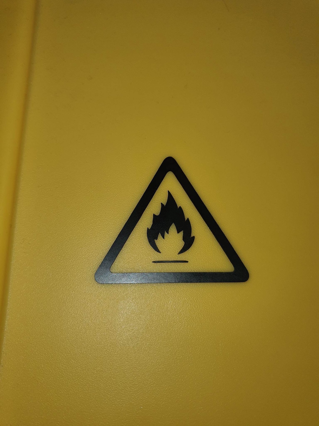Buy Flammable Self-adhesive Sticker. Danger. Highly Flammable Material ...