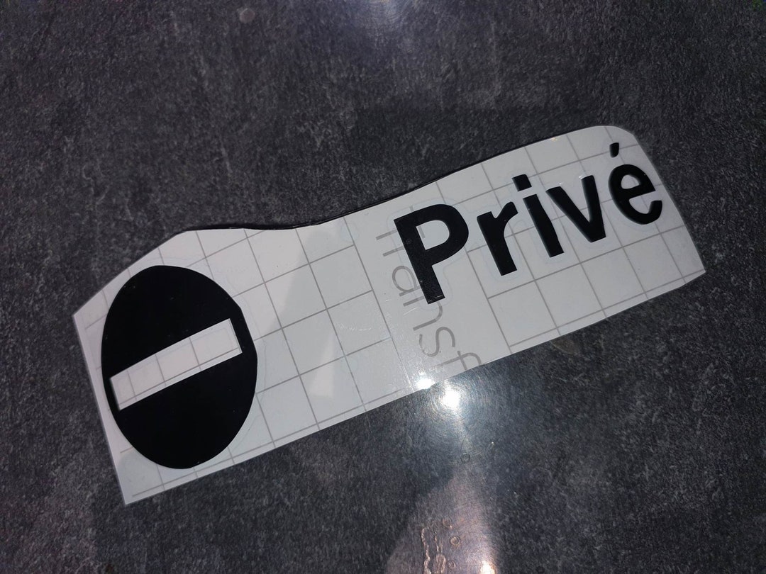 Private Vinyl Sticker, Private Icons, Door Signage Pictogram. Private ...