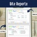 Daycare Bite Reports, Daycare Incident Report, Printable Toddler Bite ...