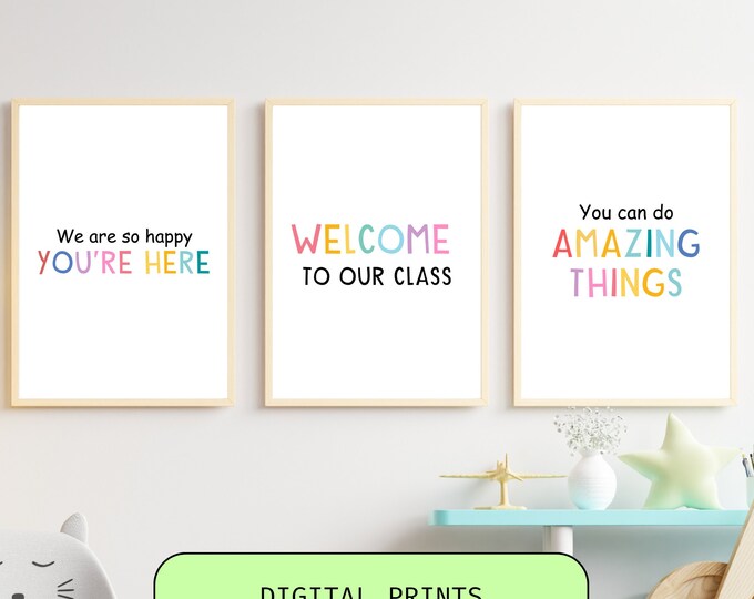 Daycare Posters, Cute Daycare Decor, Childcare Posters, Educational ...