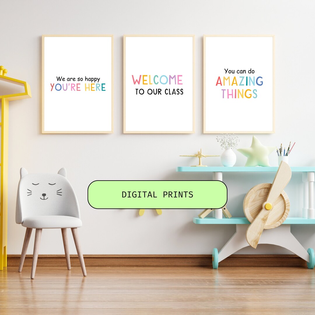 Daycare Posters, Cute Daycare Decor, Childcare Posters, Educational ...