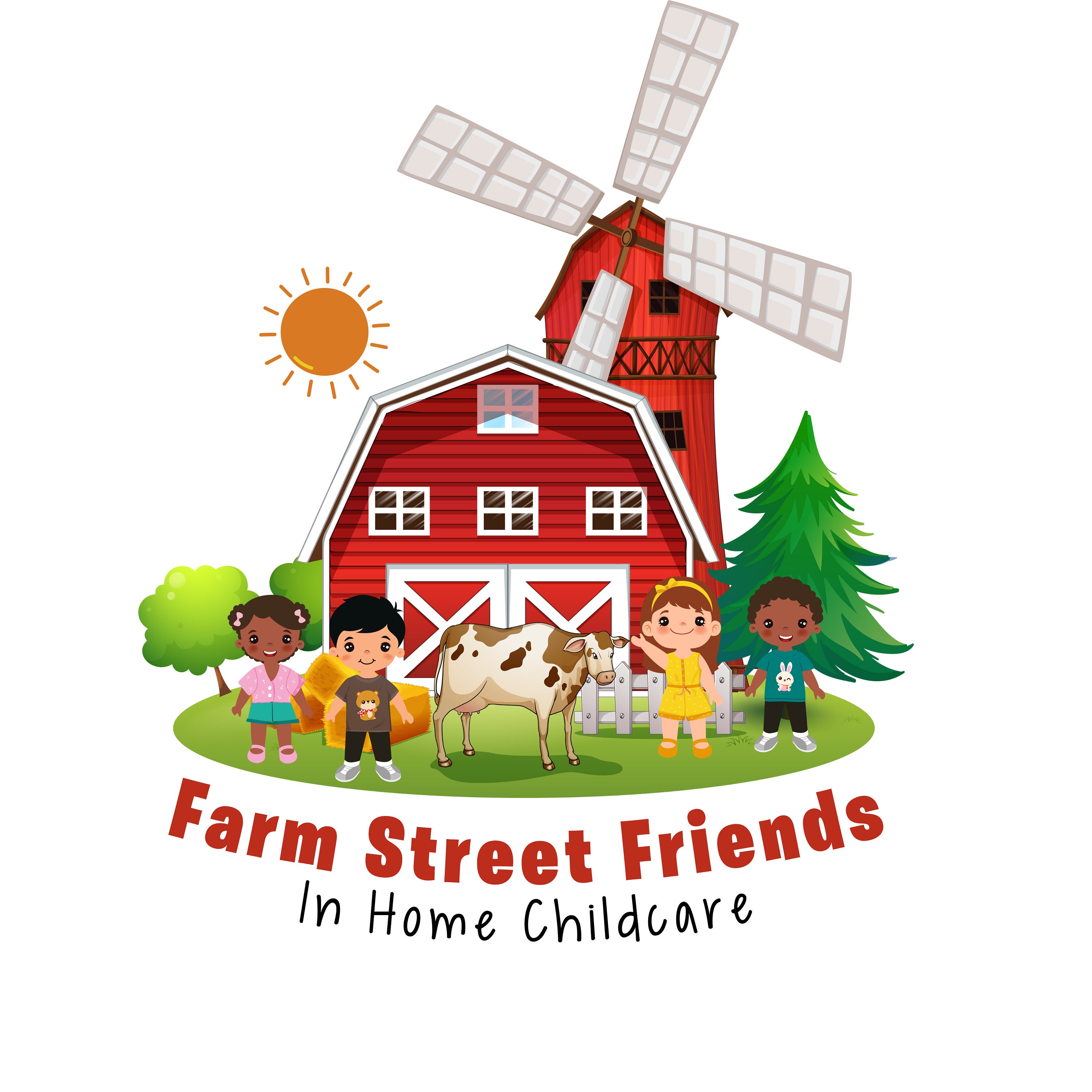 Farm Themed Logo Kids Farm Logo Cute Farm Logo Farm Daycare - Etsy Canada