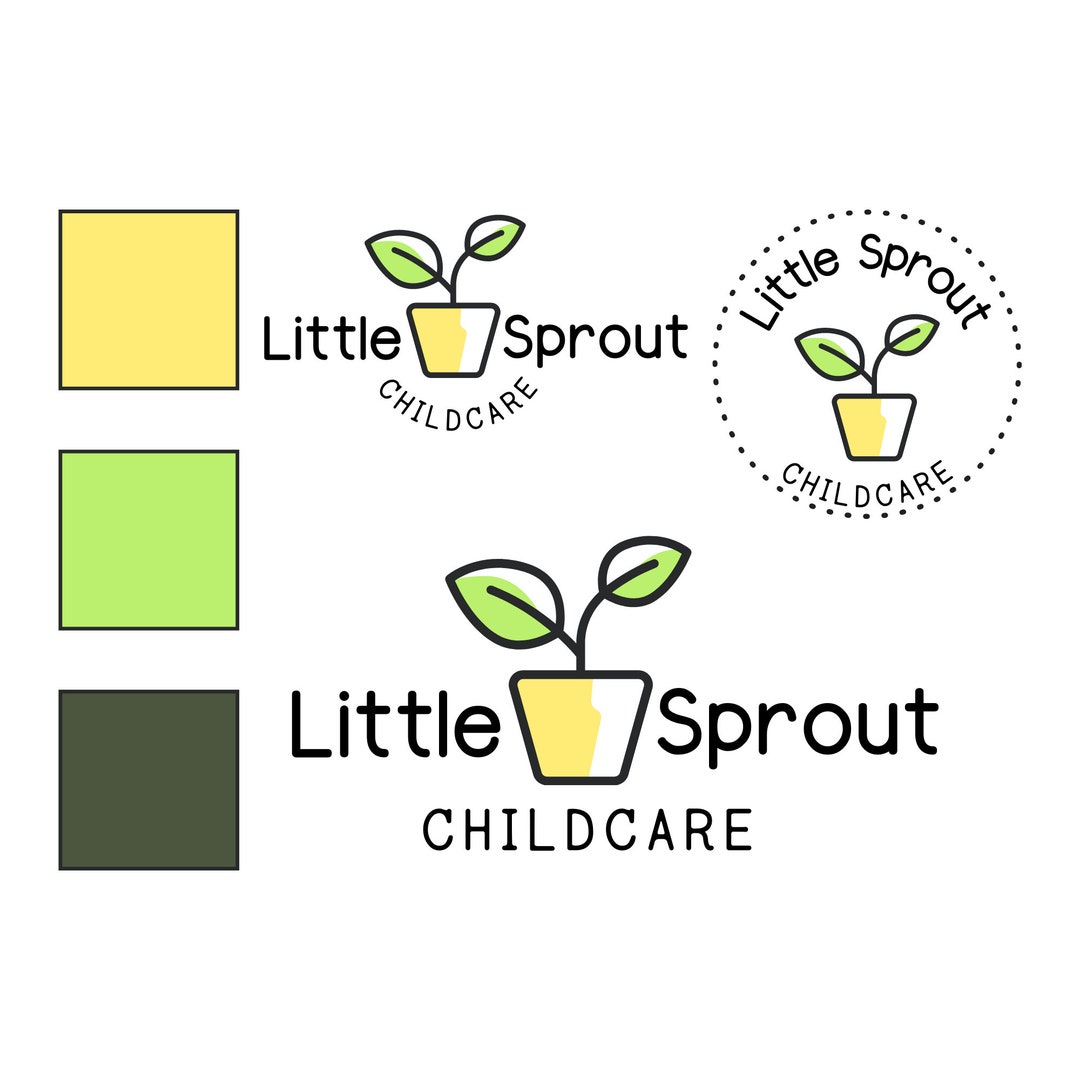 Kid's Logo, Daycare Logo, Childcare Logo, Cute Daycare Logo, Minimalist ...