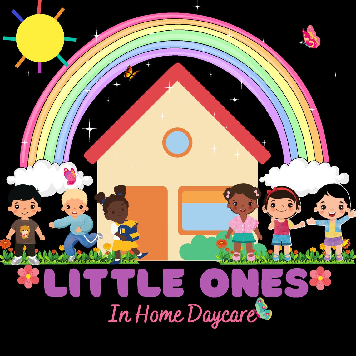 Daycare Logo in Home Daycare Logo Childcare Logo Childcare - Etsy