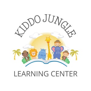 Kids Jungle Logo, Custom Jungle Themed Logo, Cute Kids Jungle, Safari ...