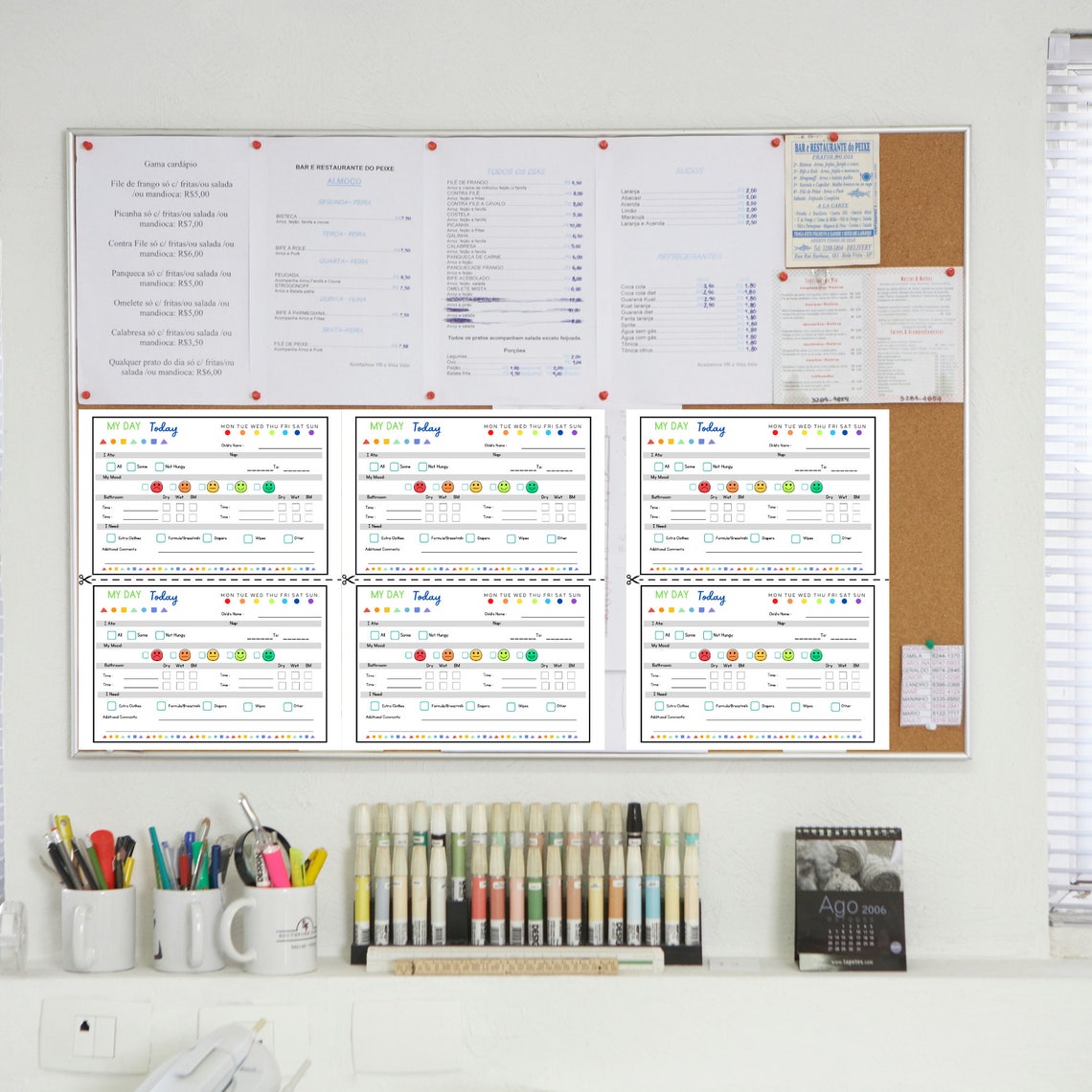 Daycare Daily Report, Fillable Daily Report for Daycare, Daycare ...