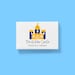 Cute Castle Logo, Blue and Yellow Castle Logo, Kid's Logo, Daycare Logo ...