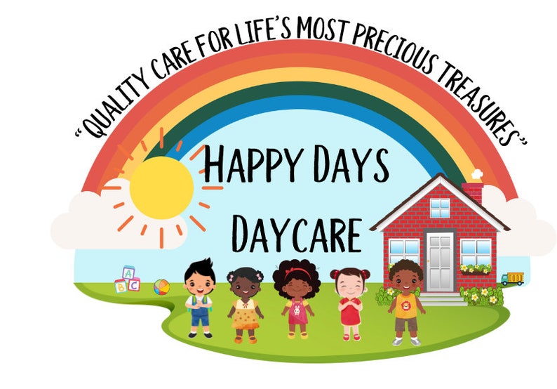 Custom Daycare Logo Childcare Logo Preschool Logo Cute - Etsy