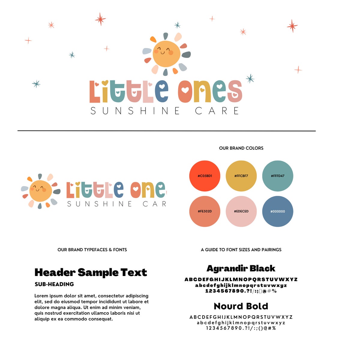 Sunshine Logo, Hearts and Sunshine Logo, Daycare Sunshine Logo, Cute ...