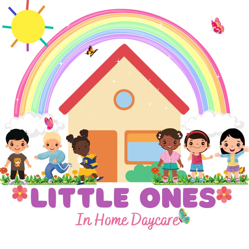 Daycare Logo in Home Daycare Logo Childcare Logo - Etsy