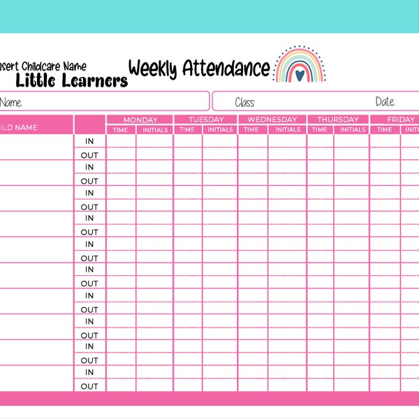 In Home Daycare - Etsy