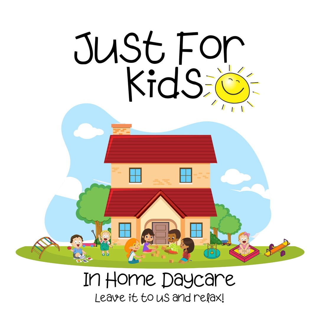 Custom Daycare Logo, Childcare Logo, Kid's Logo, Preschool Logo, Cute ...