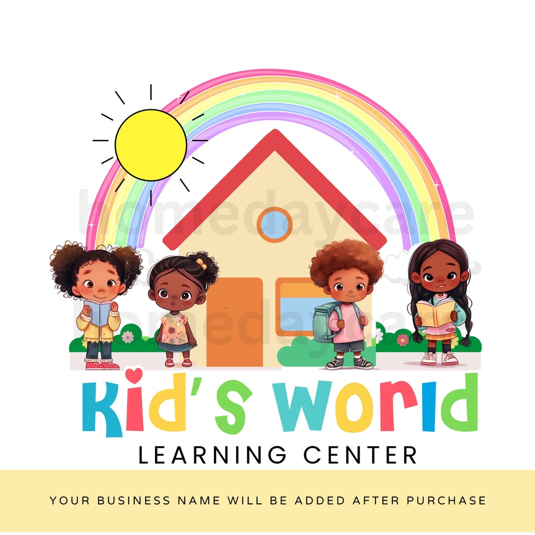 Diverse Daycare Logo, Cute Kids Childcare Logo, Education Logo ...