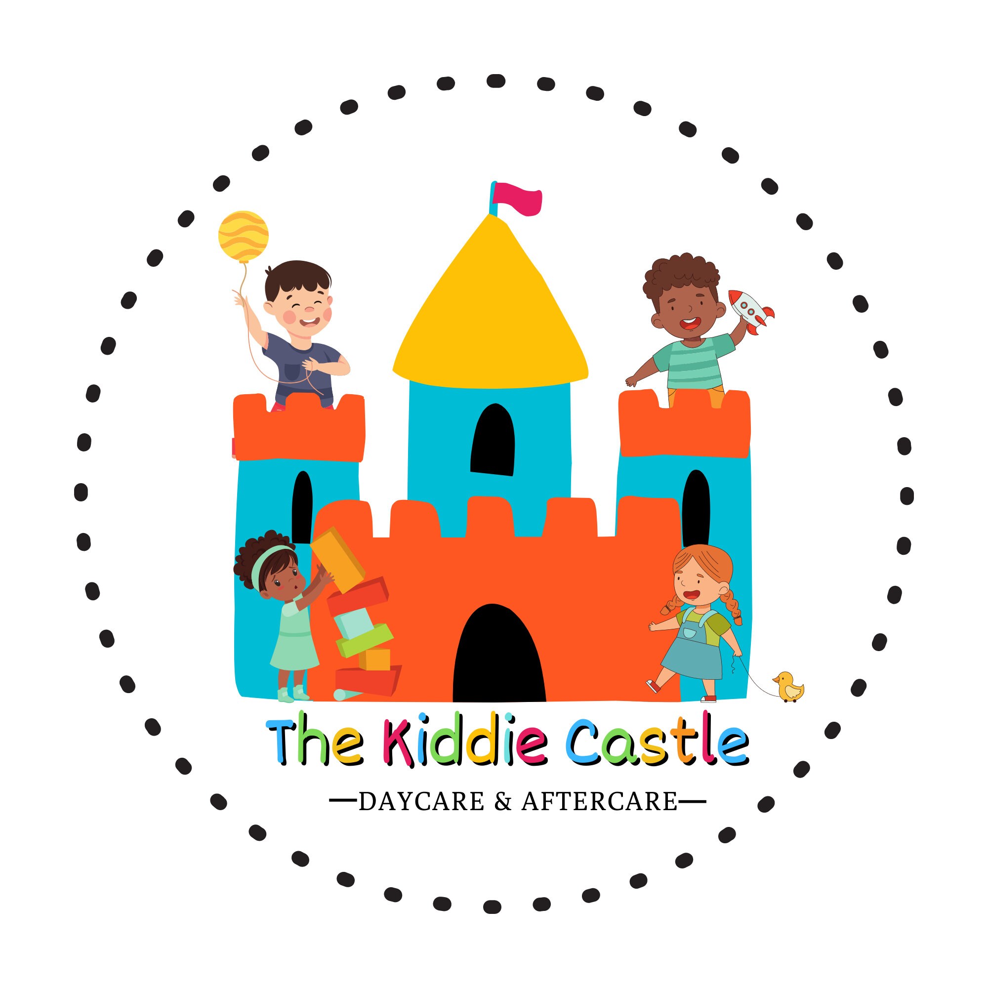 Kids Castle Logo Kids Building Logo Children Colorful Logo - Etsy