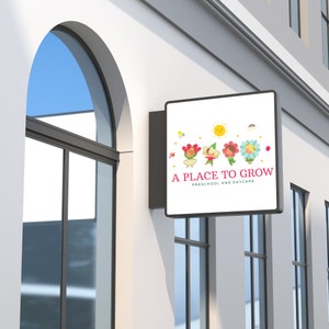 Cute Flower Daycare Logo, Flower Logo, Unique Kids Logo, Childcare Logo ...