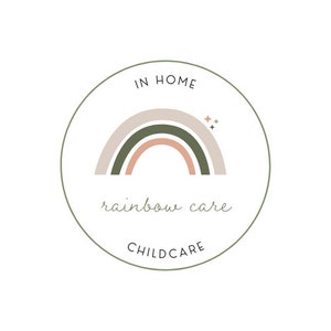 Cute Daycare Logo, Preschool Logo, Custom Childcare Logo, in Home ...