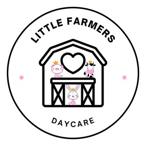 Farm Themed Logo, Kids Farm Logo, Cute Farm Logo, Farm Daycare Logo ...