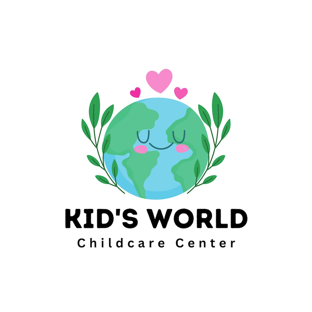 Kid's World Logo, Custom Childcare Logo, Cute Kid's Logo, Educational ...