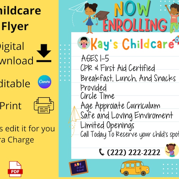 Please Bring More Supplies Notice for Daycares Parents Notes Childcare ...