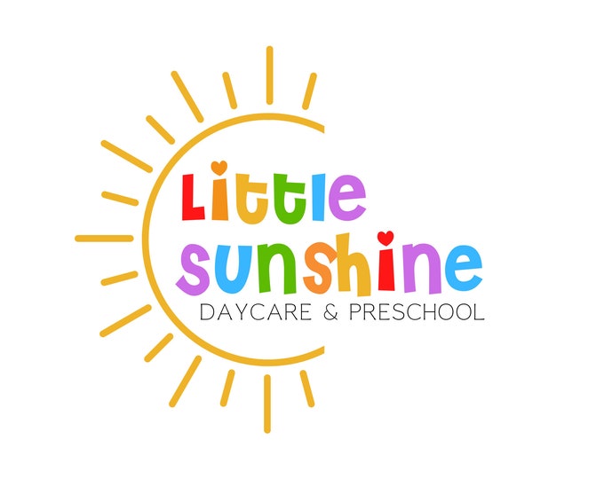 Sunshine Childcare Logo, Sun Daycare Logo, Animated Sunshine Daycare ...