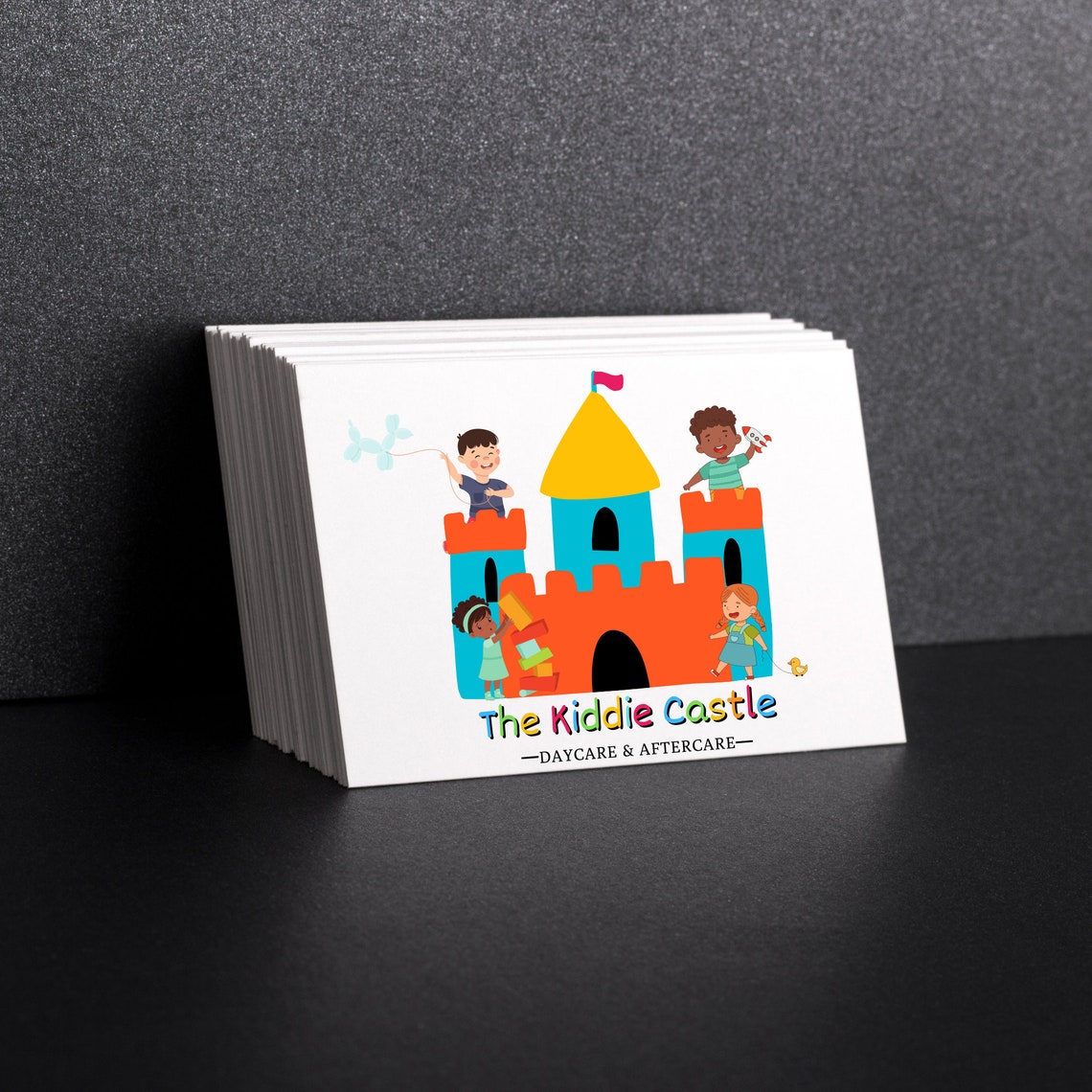 Kids Castle Logo Kids Building Logo Children Colorful Logo - Etsy