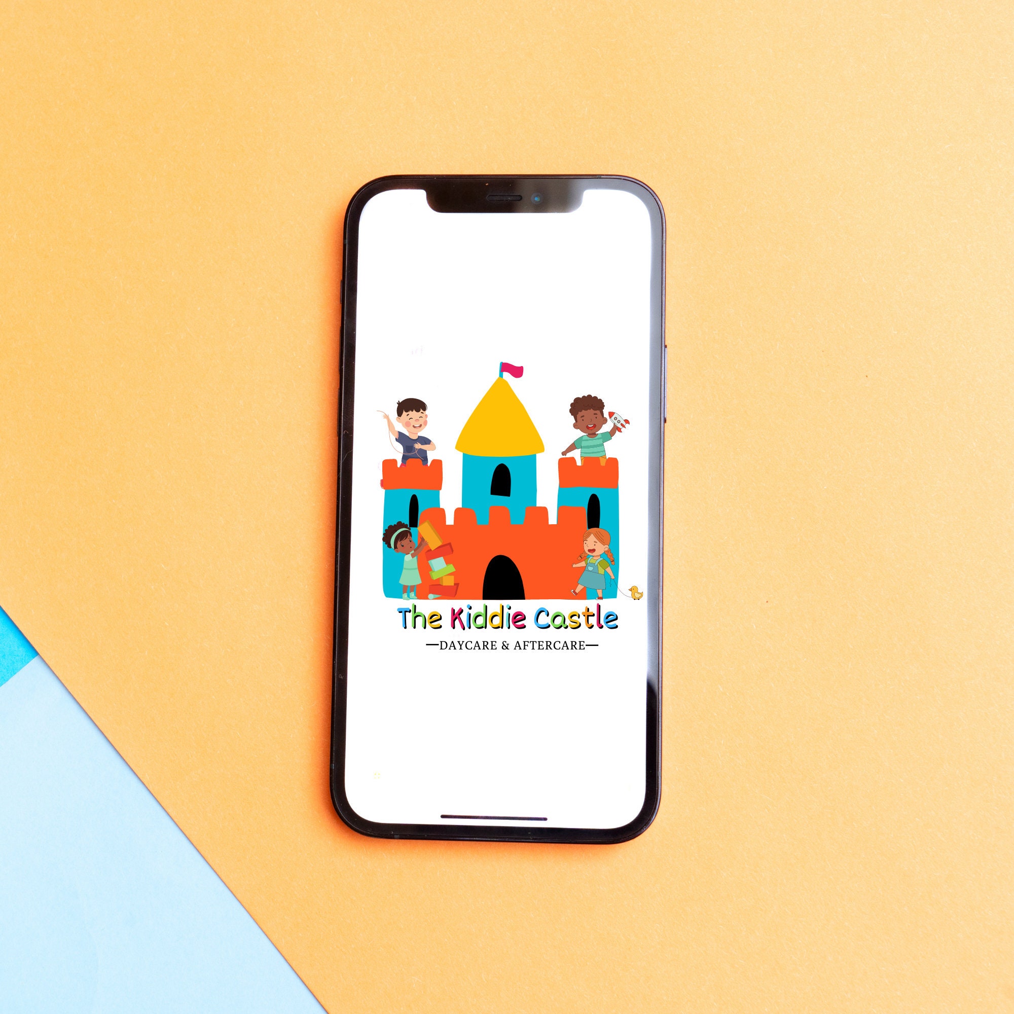 Kids Castle Logo Kids Building Logo Children Colorful Logo - Etsy