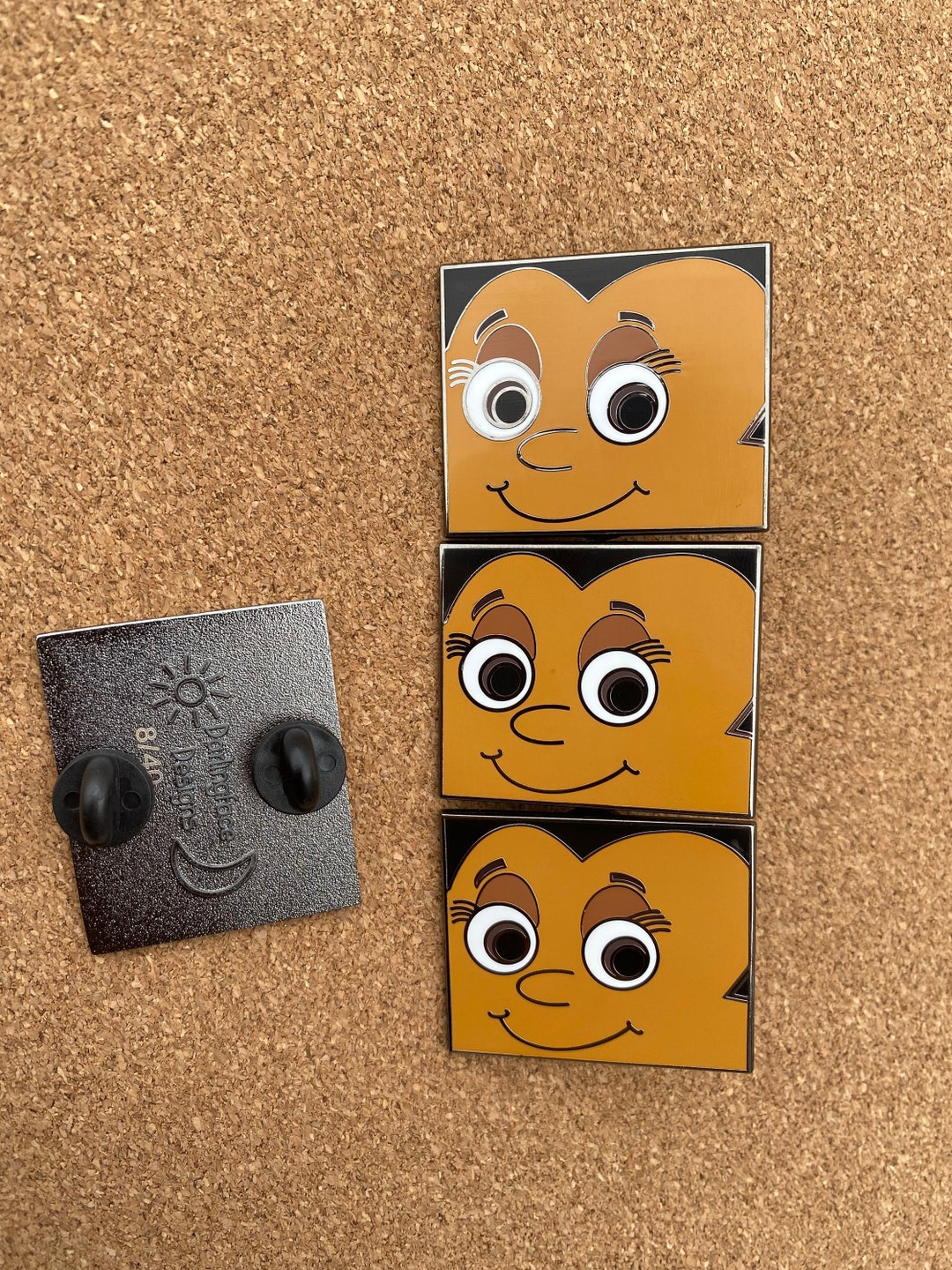 Sebbee Honey Bee Face Hard Enamel Pin - Etsy