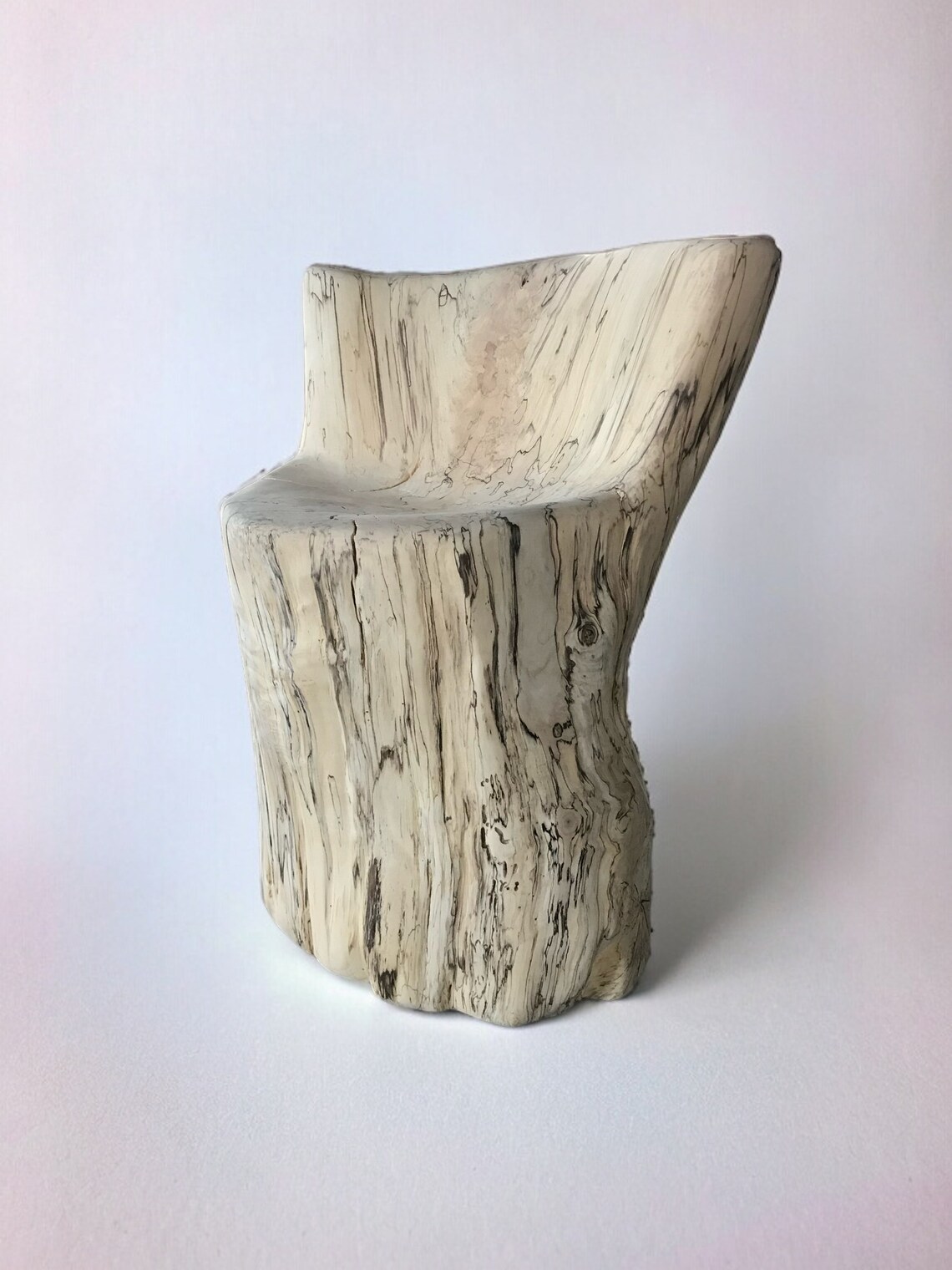 Hand Carved Maple Chair, Timber Seat Chair, Tree Log Wood Chair ...