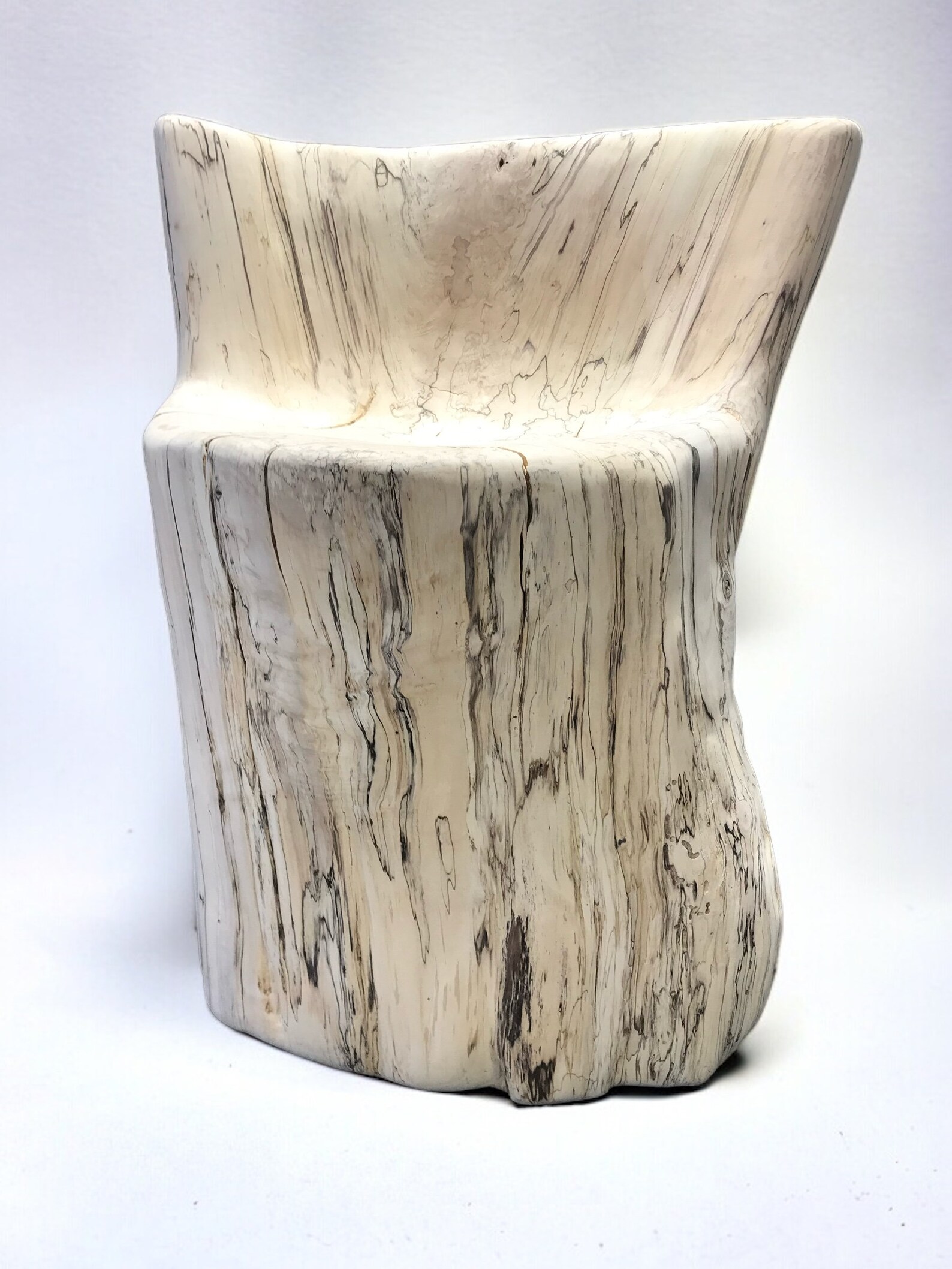 Hand Carved Maple Chair, Timber Seat Chair, Tree Log Wood Chair ...