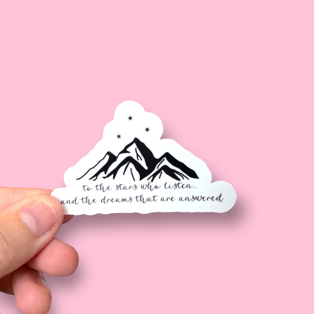 To the Stars That Listen Sticker| ACOTAR | Book Club Sticker | Kindle ...