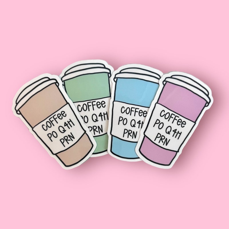 Coffee Cup Stickers - Etsy