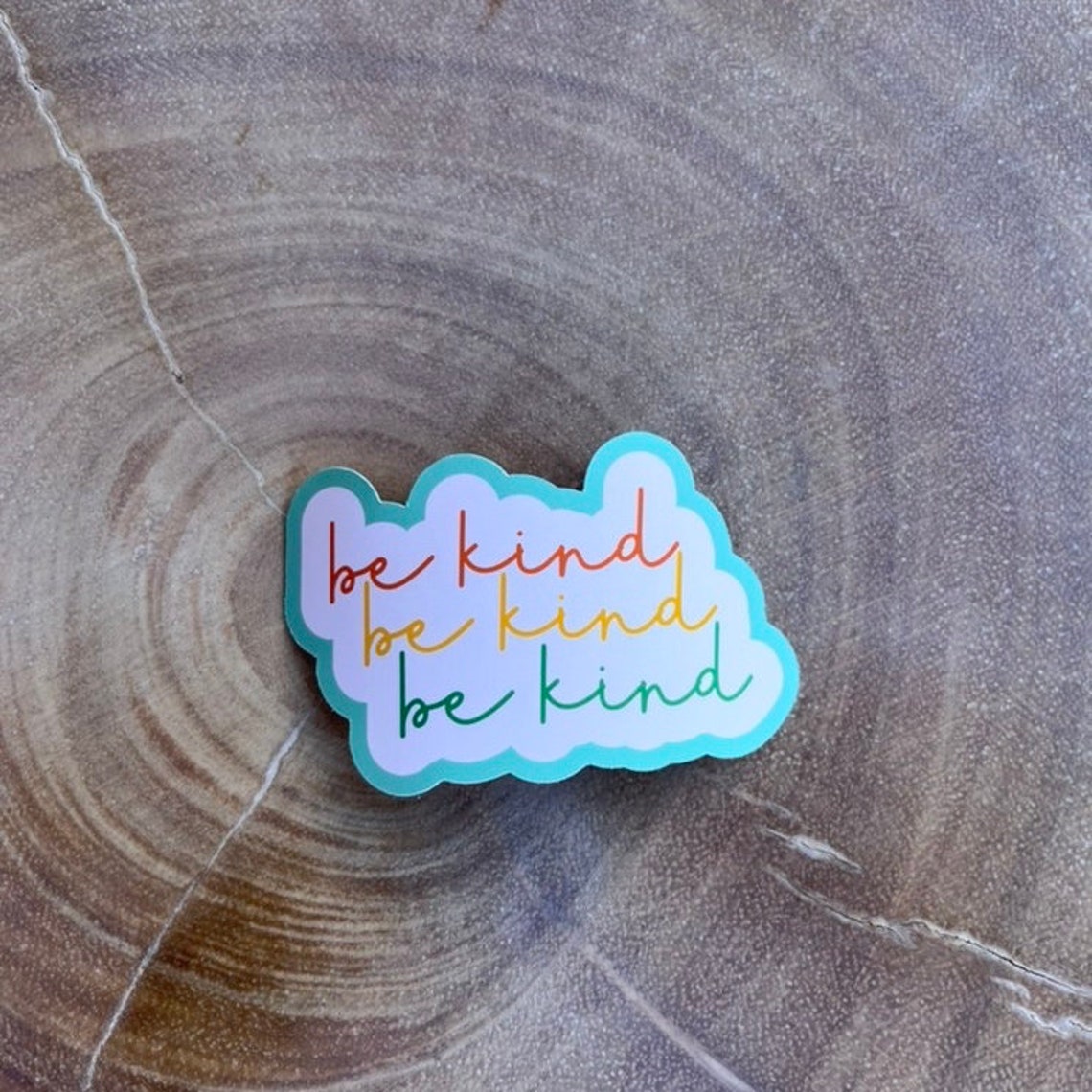 Be Kind Sticker | Kindness Sticker for Water Bottle, Planner, or Laptop ...