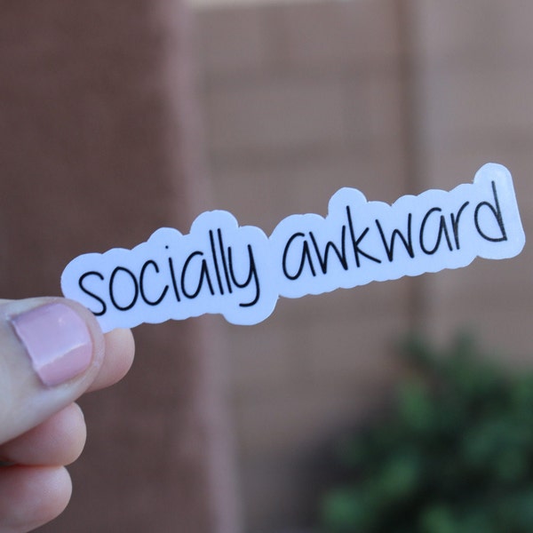 Awkward Sticker - Etsy