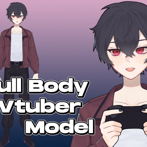 Male Vtuber Model - Etsy