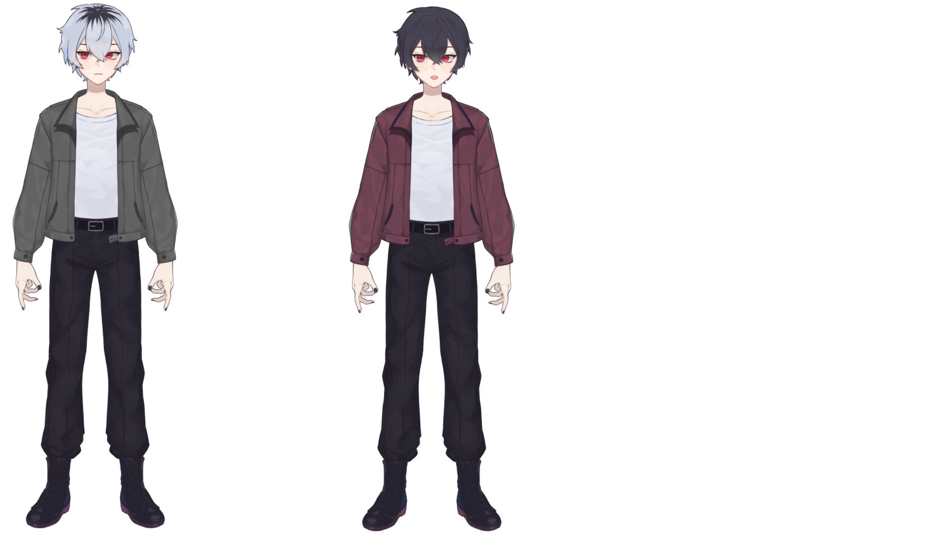 Modelo masculino de Vtuber equipado con 10 gestos y streaming pfp ...