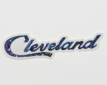 Cleveland Ohio Script Harbor Sign Sticker Cleveland Script - Etsy