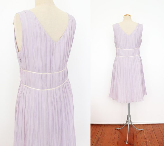 ANNA MOLINARI Blumarine 2000s Vintage lilac silk midi… - Gem