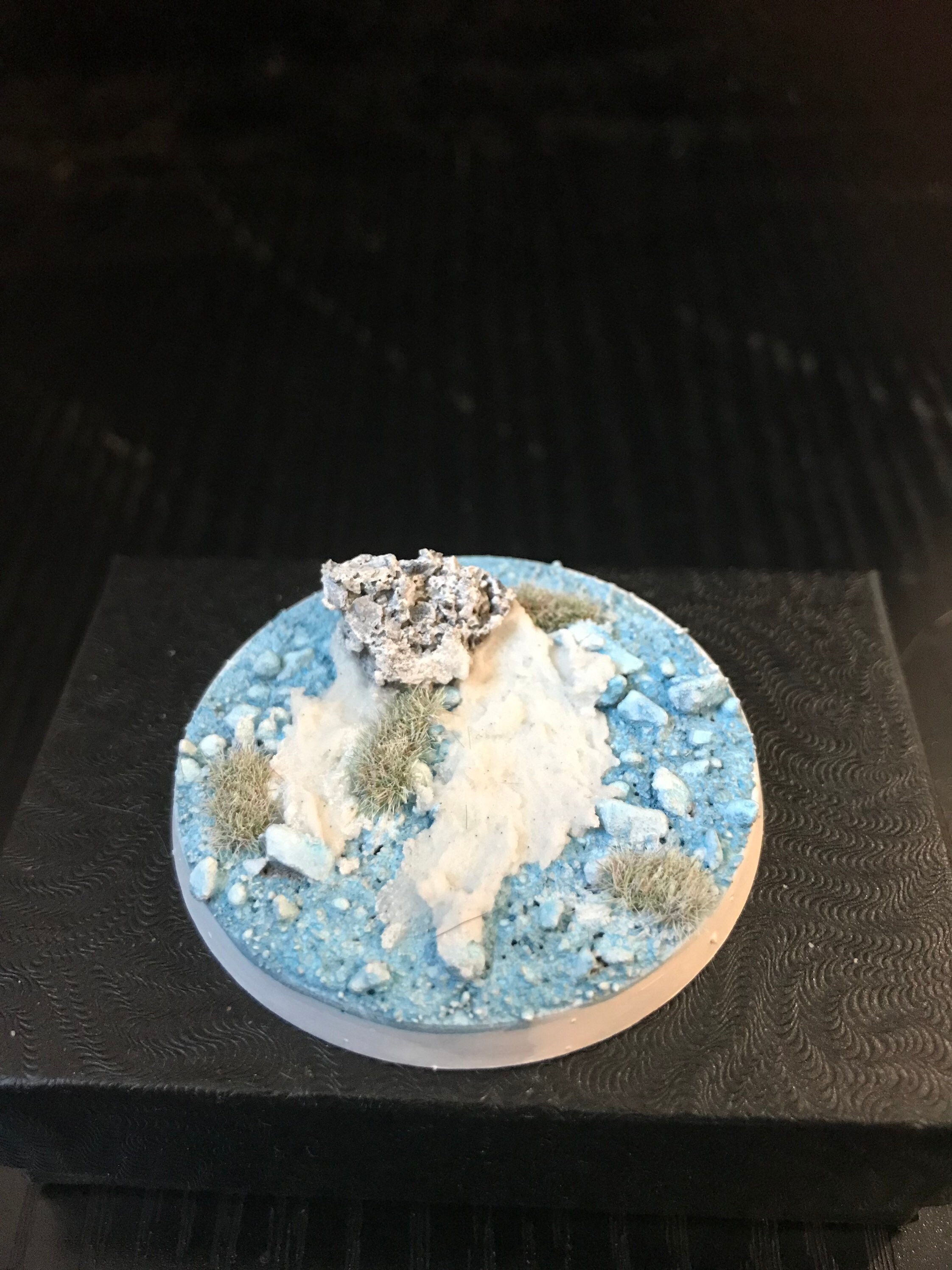 Snowy Ruins and Ice Tundra 32mm 50mm Miniature Base - Etsy