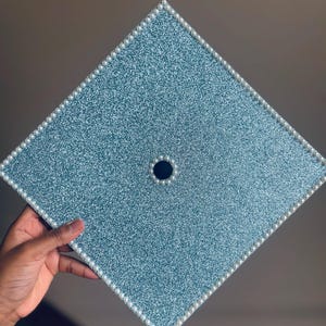 Glitter Pearl Graduation Cap Topper - DIY Grad Gift 2024 - Etsy
