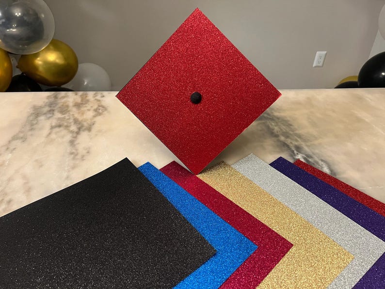 Glitter Pearl Graduation Cap Topper - DIY Grad Gift 2024 - Etsy