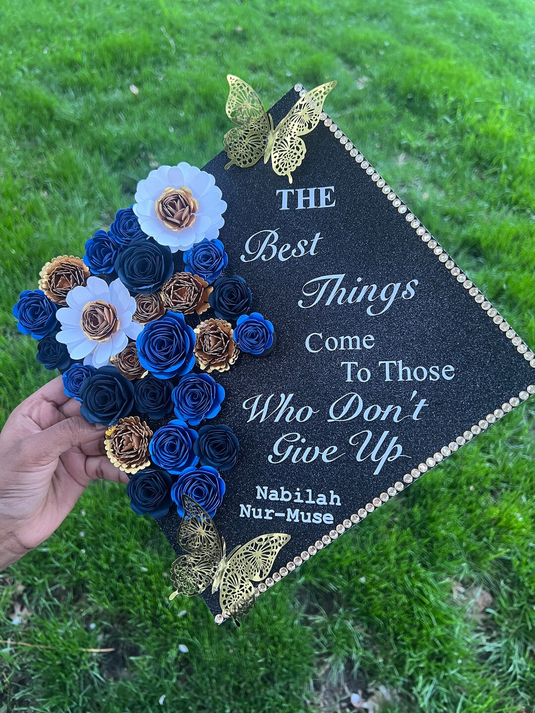 Custom Graduation Cap Topper Personalized Grad Cap Grad Gift - Etsy