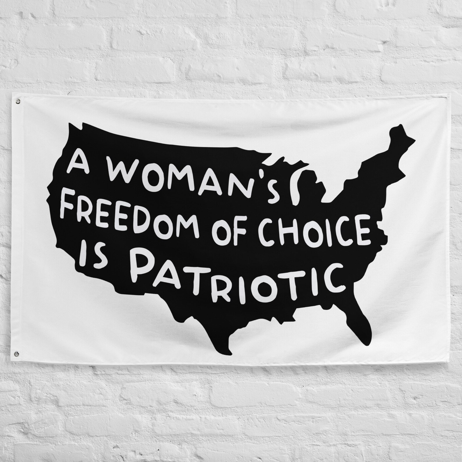 Freedom of Choice is Patriotic Flag Women's March Banner - Etsy