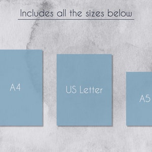 Monthly Mood Tracker PRINTABLE Line Art Flower Mood Tracker Bundle A4 ...