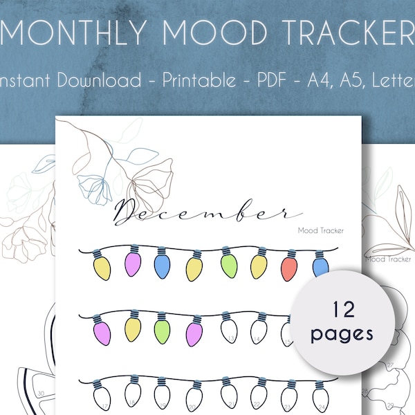 Mood Tracker - Etsy