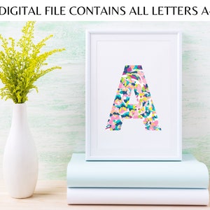 Lilly P Inspired Printable A-Z Letter Art All Letters of the | Etsy