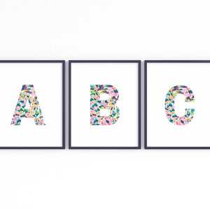 Lilly P Inspired Printable A-Z Letter Art All Letters of the | Etsy