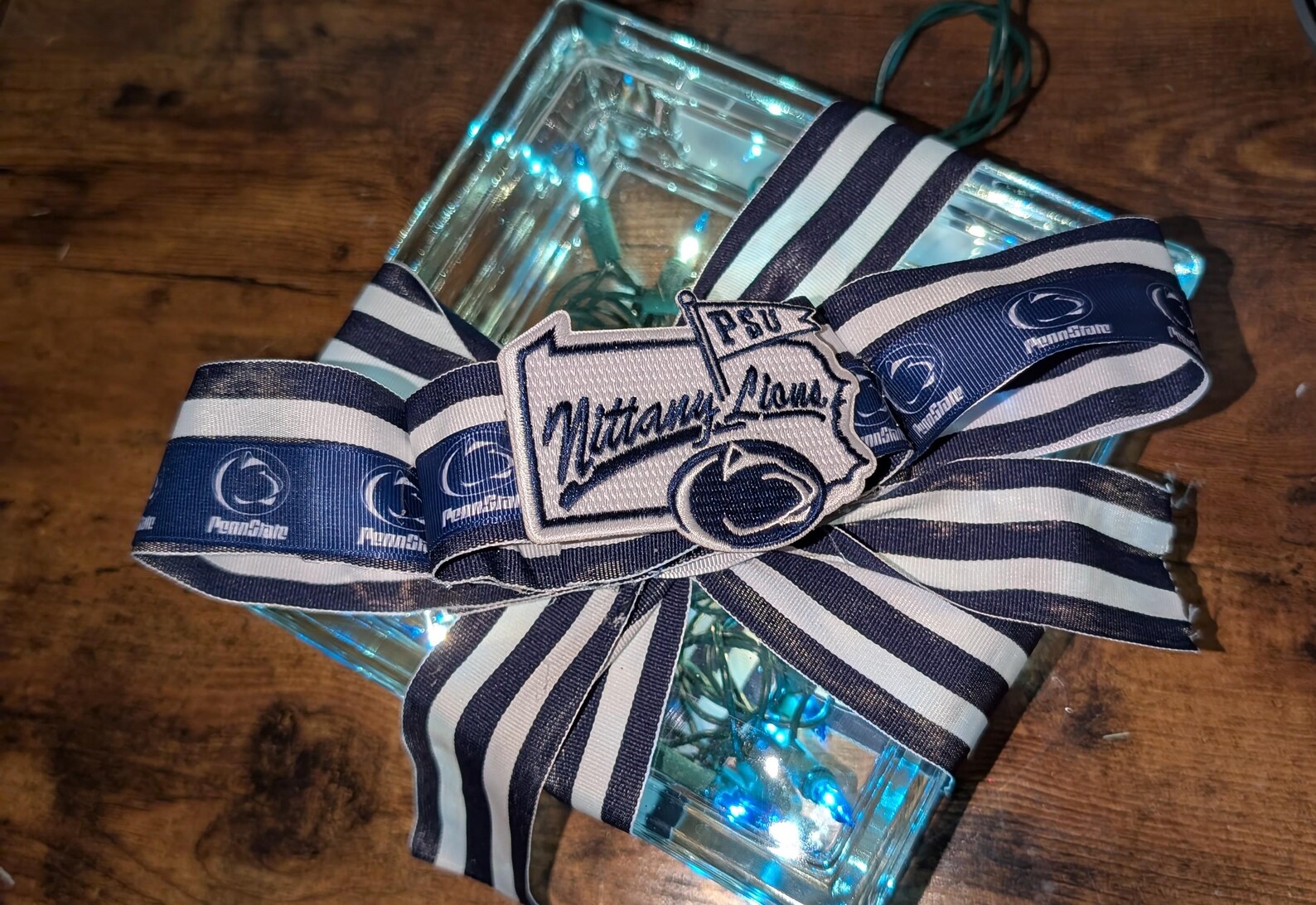 Penn State Light up Glass Block 1 - Etsy