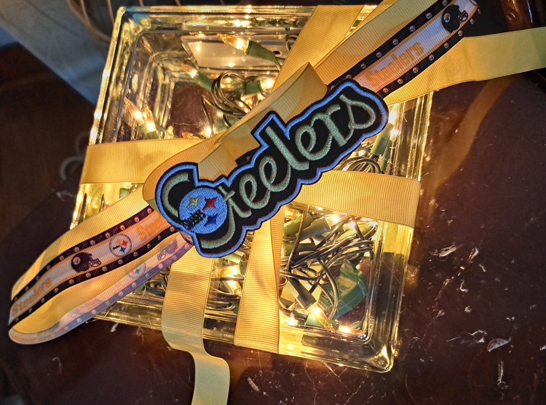 Pittsburgh Steelers Light up Glass Block - Etsy